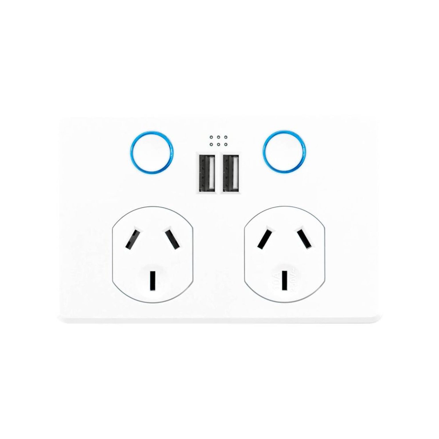 Deta Grid Connect Smart Double Touch Power Point With Dual USB – Smart ...